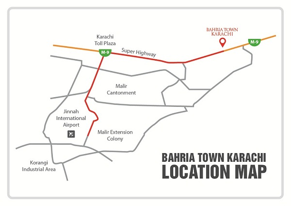 Karachi location Map - Zameen News