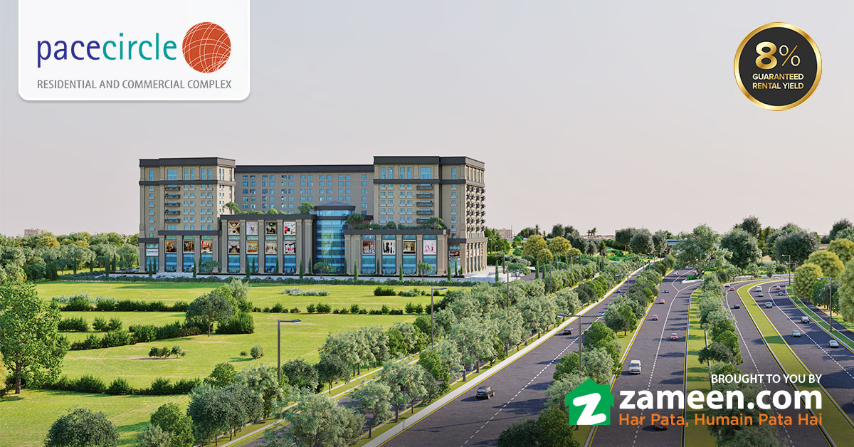 Pace Circle's grey structure completed by 70% - Zameen News