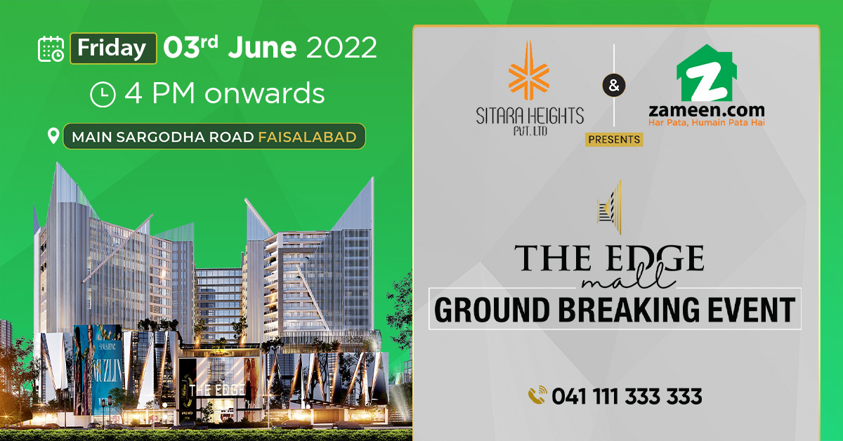 The Edge Mall: Sitara Heights to break ground tomorrow- Zameen News