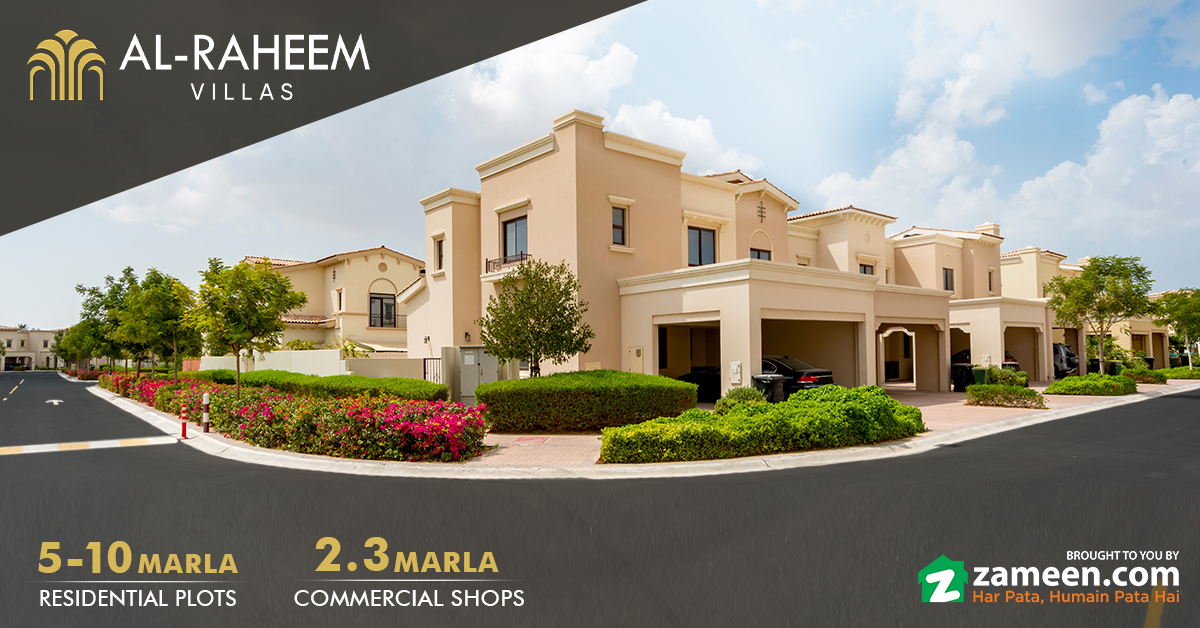 Al-Raheem Villas offers affordable mixes-use plots - Zameen News