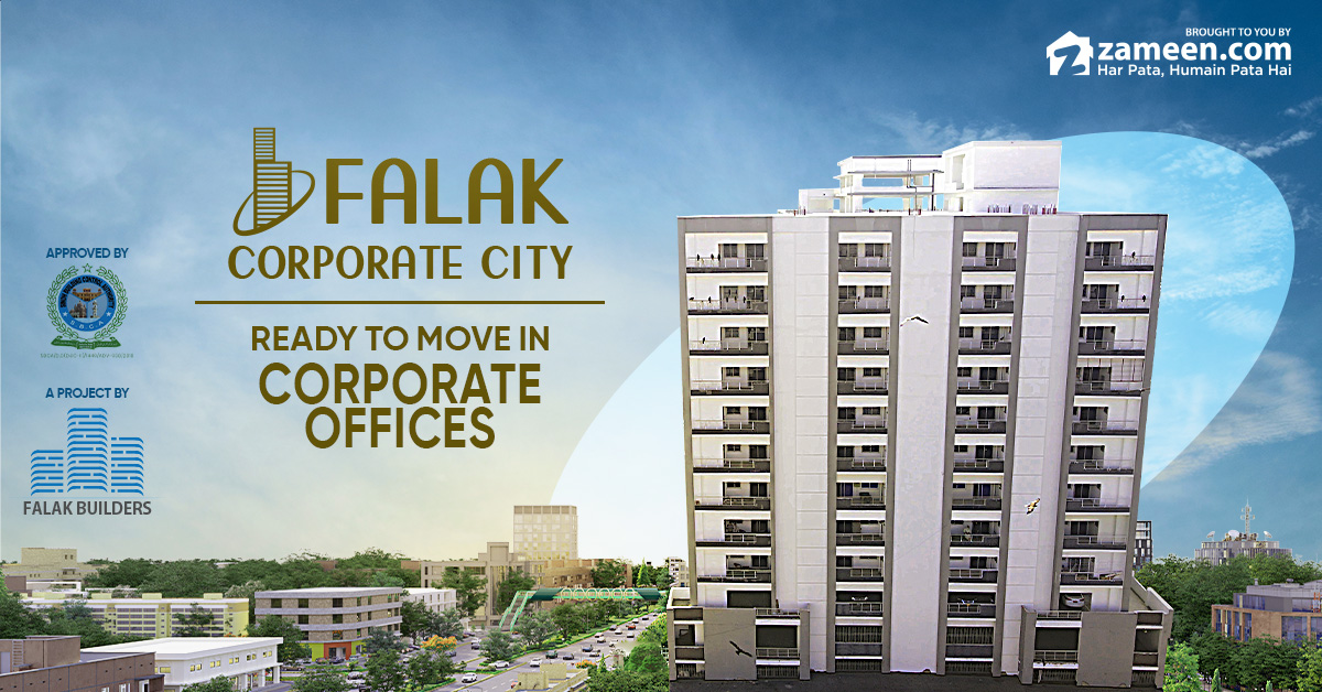 Falak Corporate City offices on easy payment plan - Zameen News
