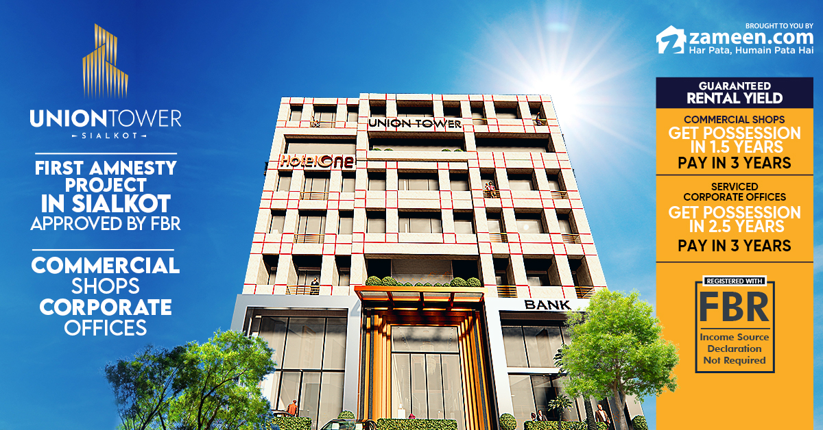 Union Tower 'early possession' deal gets popular- Zameen News