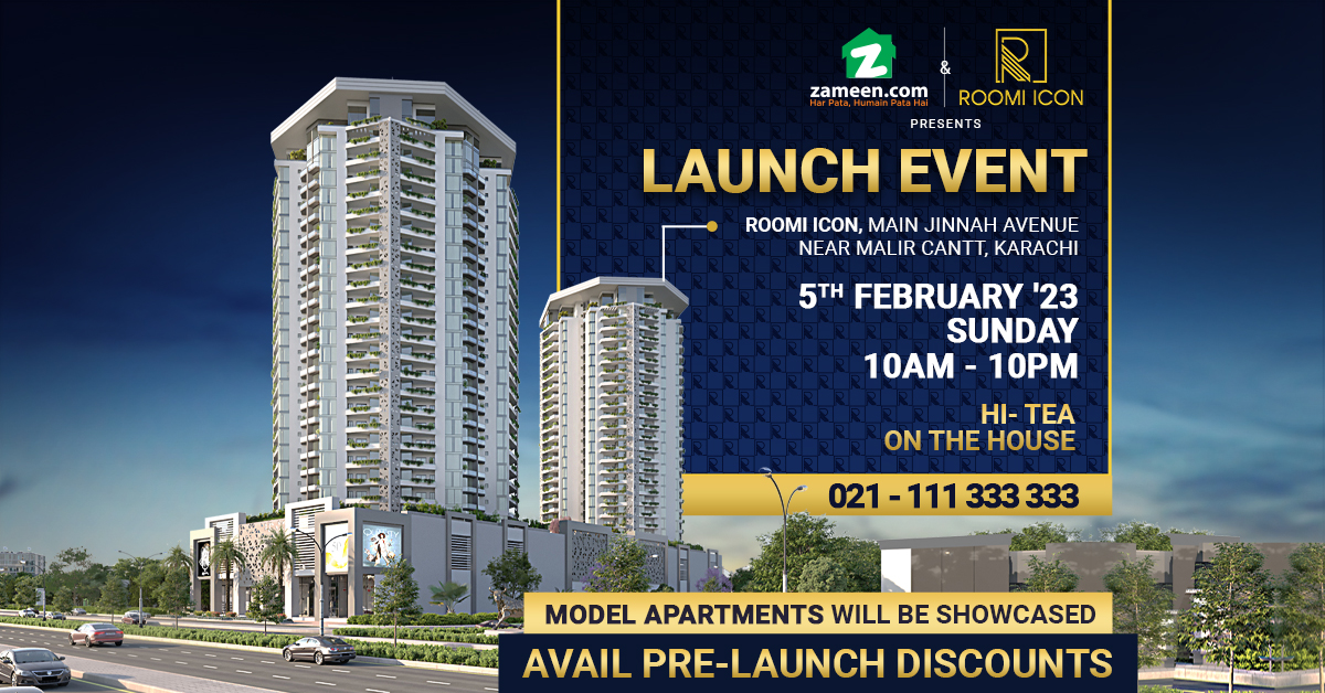 Zameen.com invites to Roomi Icon’s launch event- Zameen News